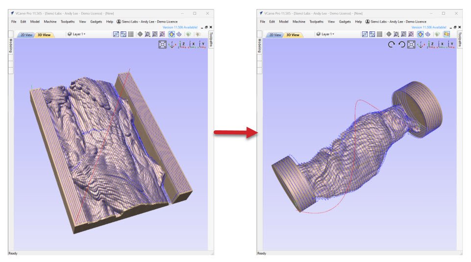 Software - Vortex Rotary Axis