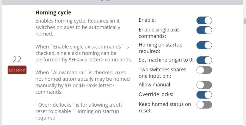 Homing and Machine Limits - AltMill CNC