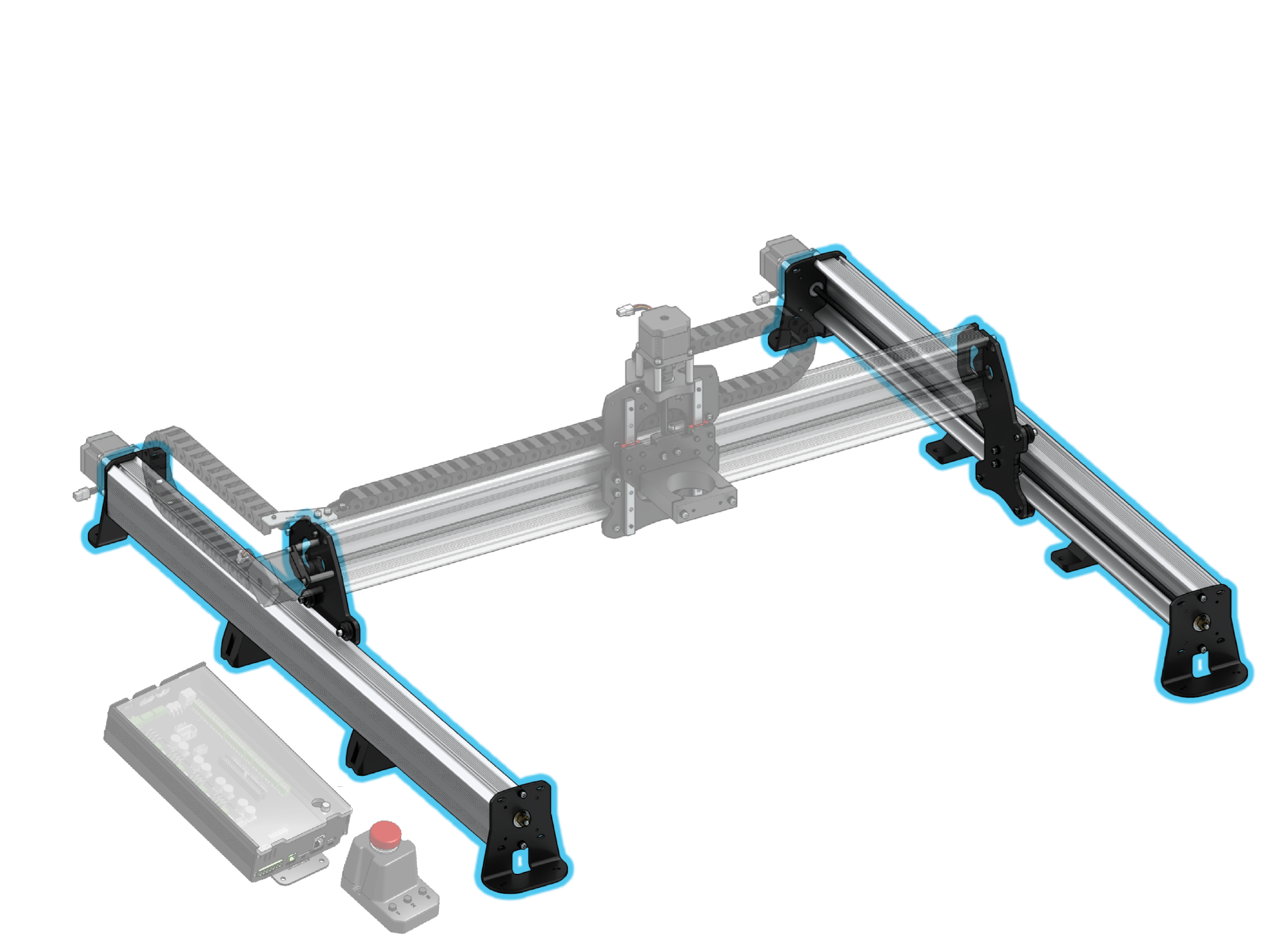Y-Axis Gantries - LongMill MK2 CNC